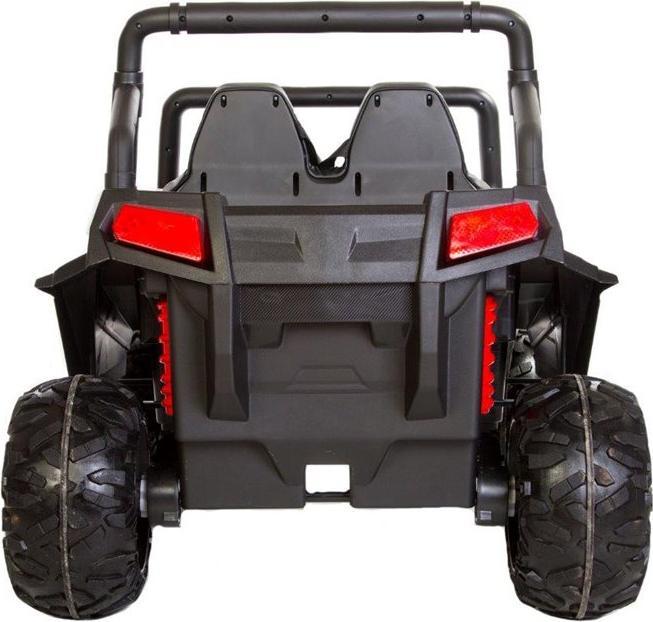 elbil. Stor 2-seter Jeep med 4WD (4x12V motorer. 180w), Gummihjul og ...
