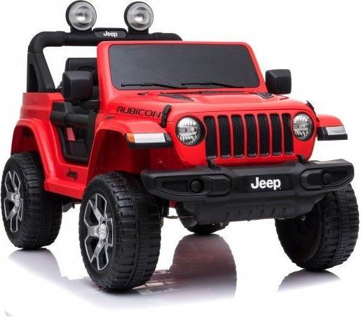 elbil 4WD 2-seters Jeep Wrangler. Gummihjul, Skinnseter, Støtdempere ...