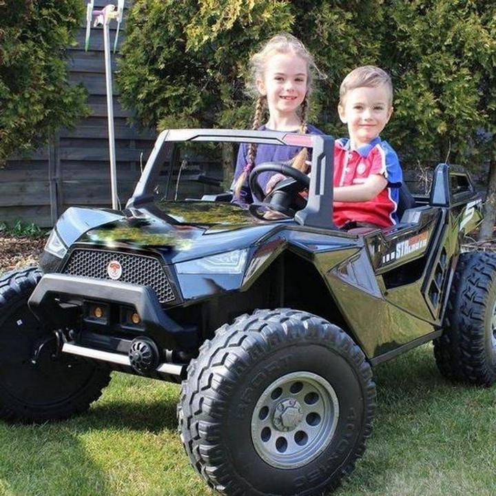 elbil, 4-seters, 4WD el-Jeep, 24v/4x55W eller 12V motor, gummihjul ...