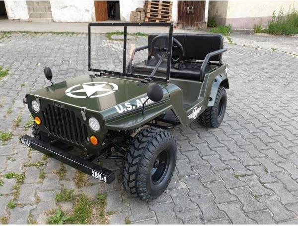 elbil Jeep Willys med 60V/1200w(Peak 1500w) motor, www.ARNGREN.net ...